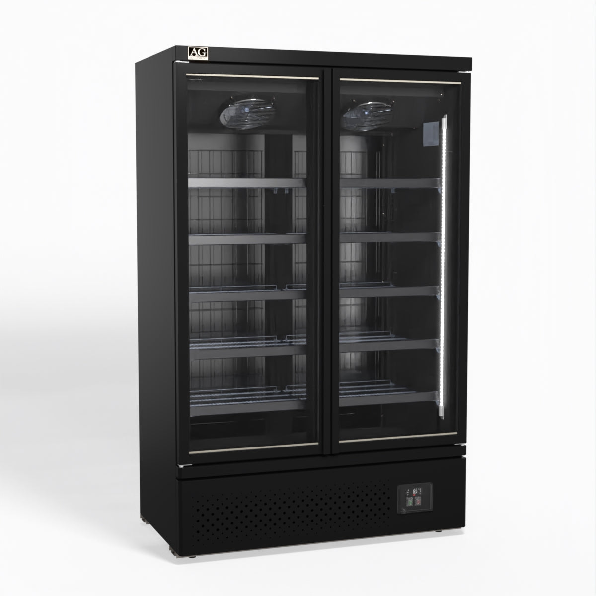Supermarket Two Glass Doors Upright Display Fridge - 1000 Litre – AG ...