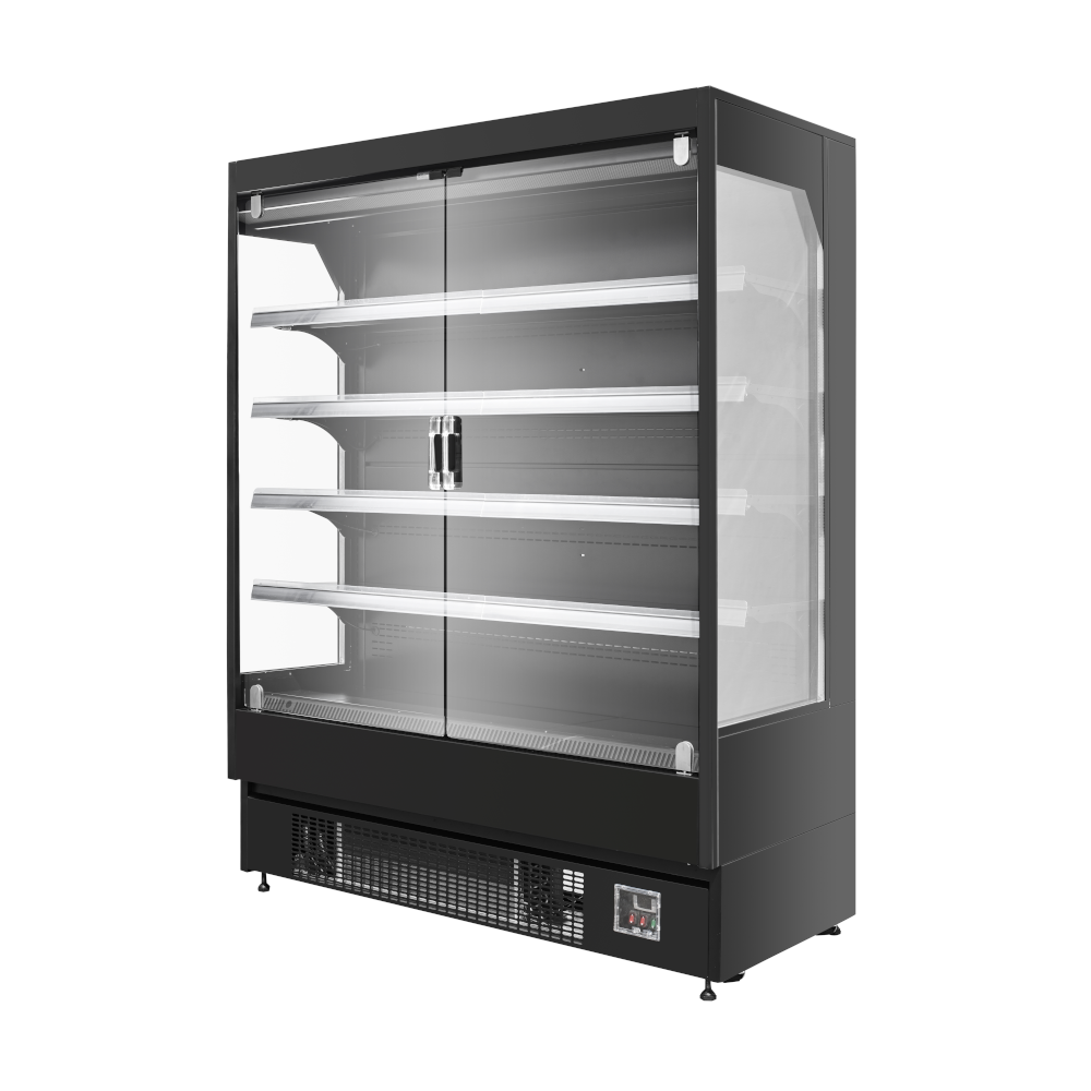 1315mm Supermarket Multi Deck Showcase 2 door Glass Fridge – AG Equipment