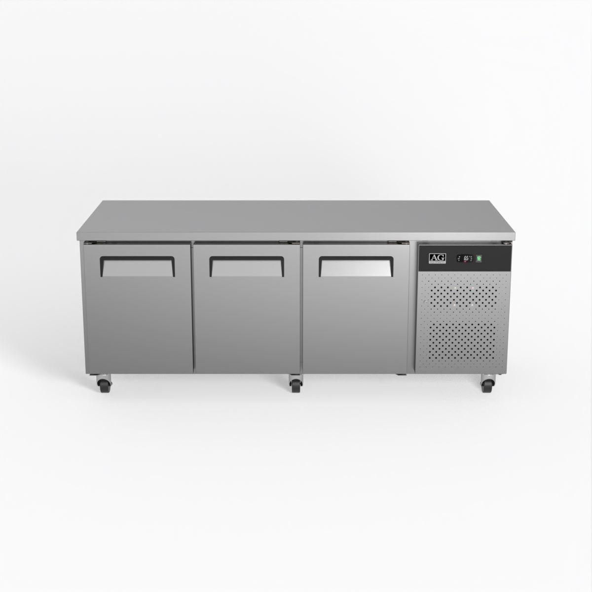 Three Door Commercial Worktop / Under Bench Fridge 800mm Depth – AG ...